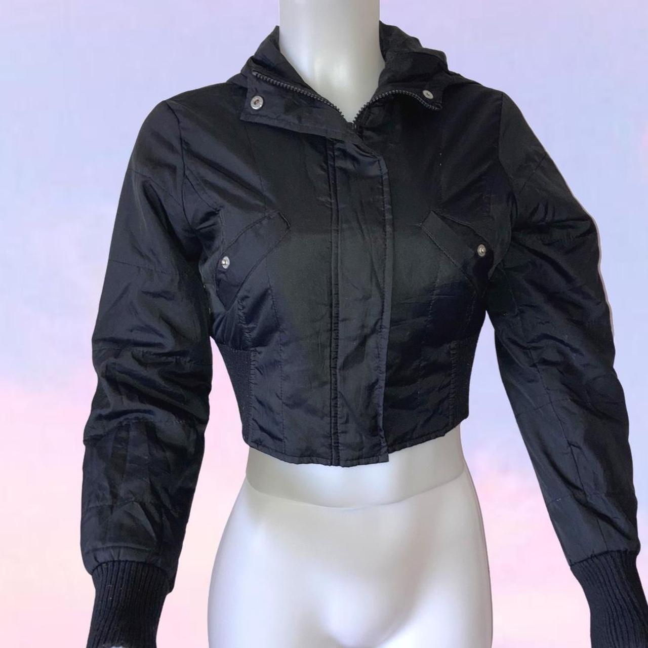 Vintage 90s y2k cargo jacket. Cropped. By taxi in... - Depop