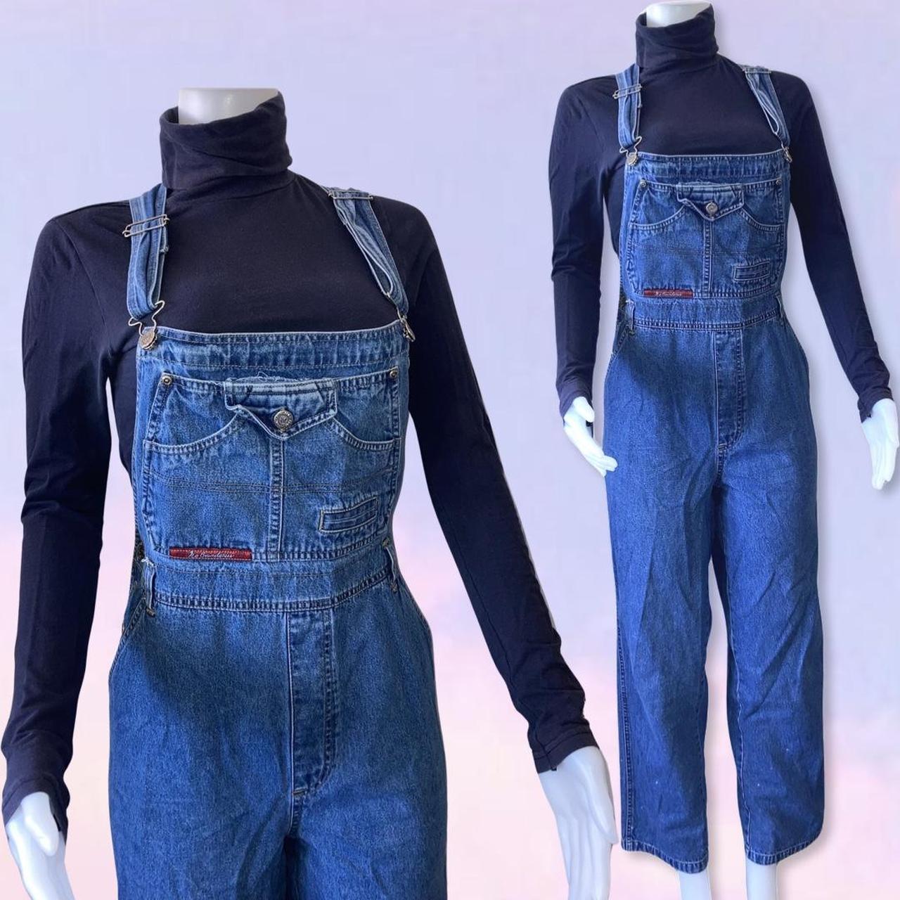 Vintage 90s y2k NO BOUNDARIES overalls. Labeled a... - Depop