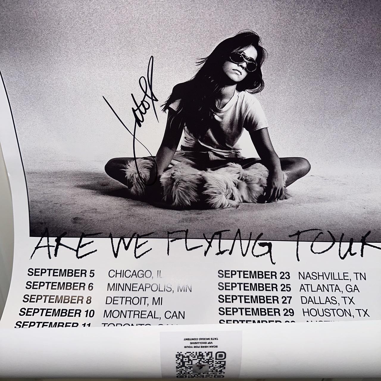 official tate mcrae signed poster. came from her vip... - Depop