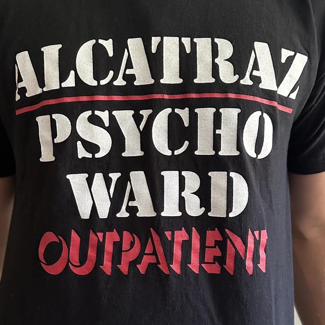 Y2k Alcatraz Psycho Ward Outpatient Tee Great... - Depop