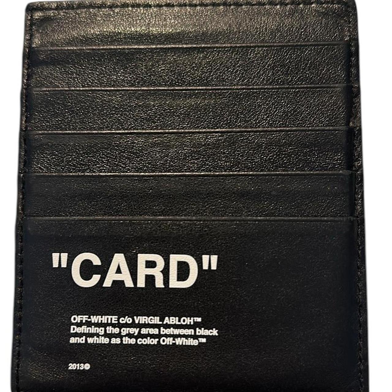Off white card holder Used but in very good... - Depop