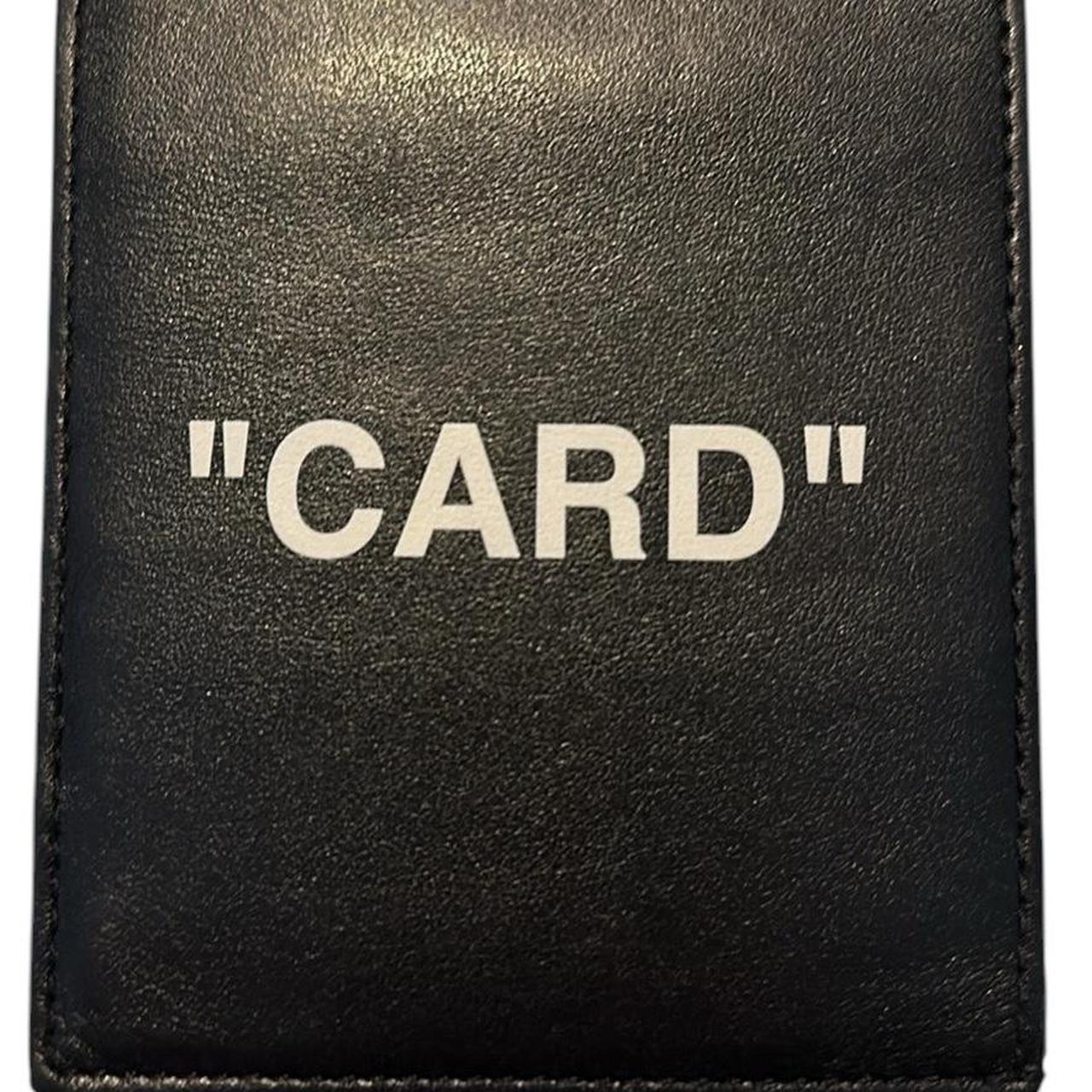 Off white card holder Used but in very good... - Depop