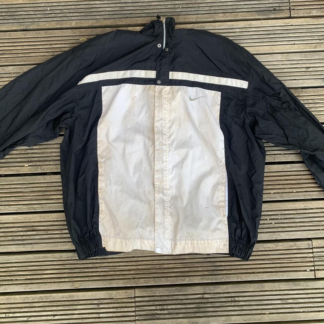 Very old Vintage nike shell jacket Could do with a wash - Depop