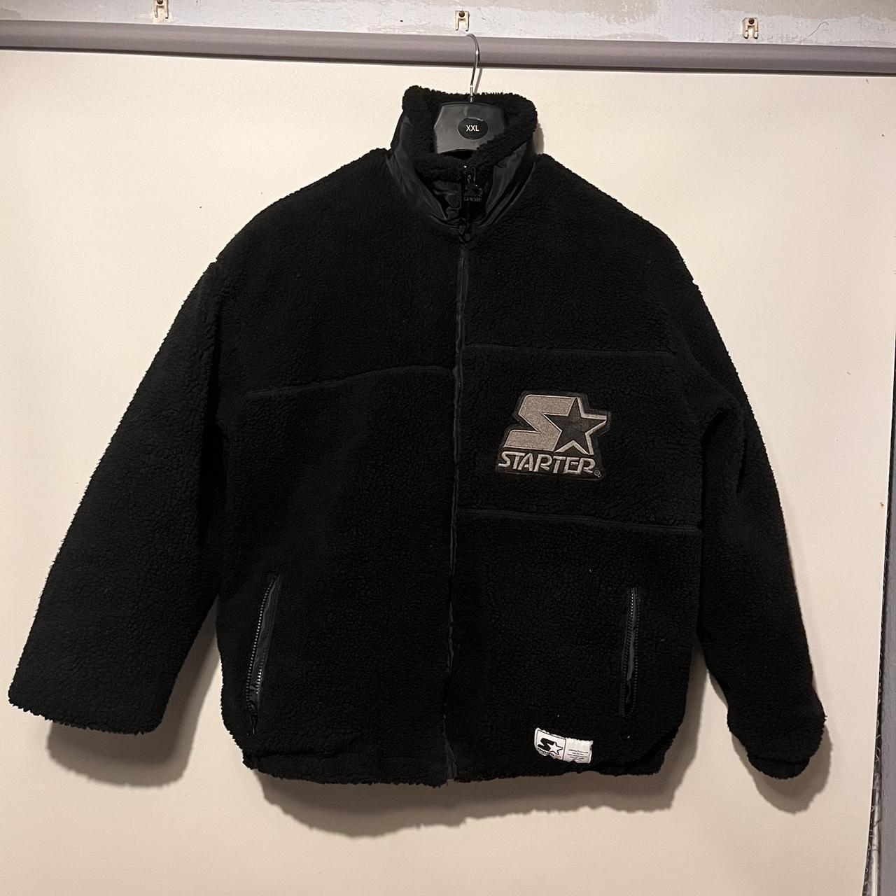 Starter Men's Black Jacket | Depop