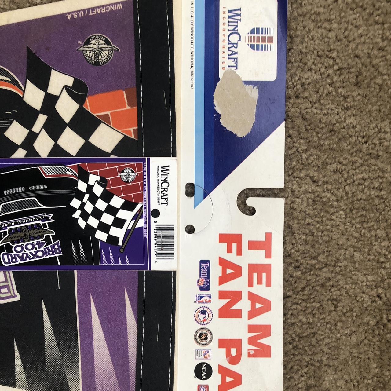 Vintage 1994 Brickyard 400 NASCAR pennant flag with... - Depop