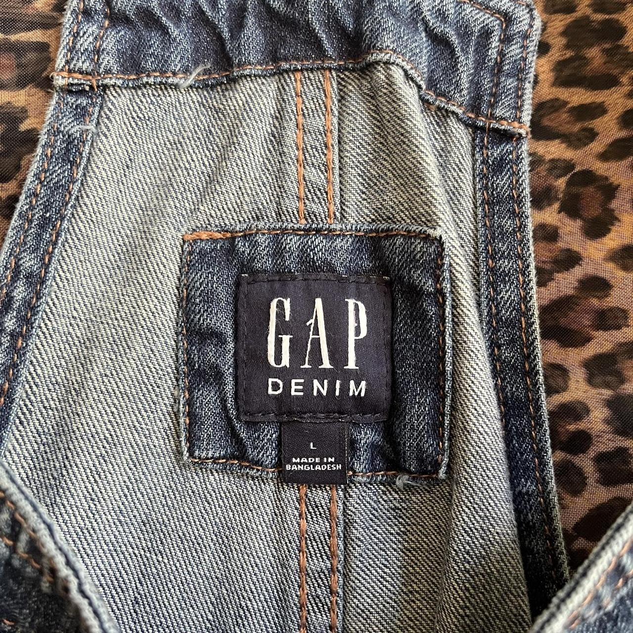 Gap Denim Overalls. Gap size L. May have signs of... - Depop