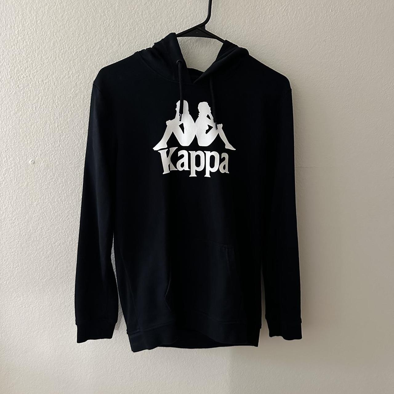youth size large kappa hoodie!! worn only a few... - Depop