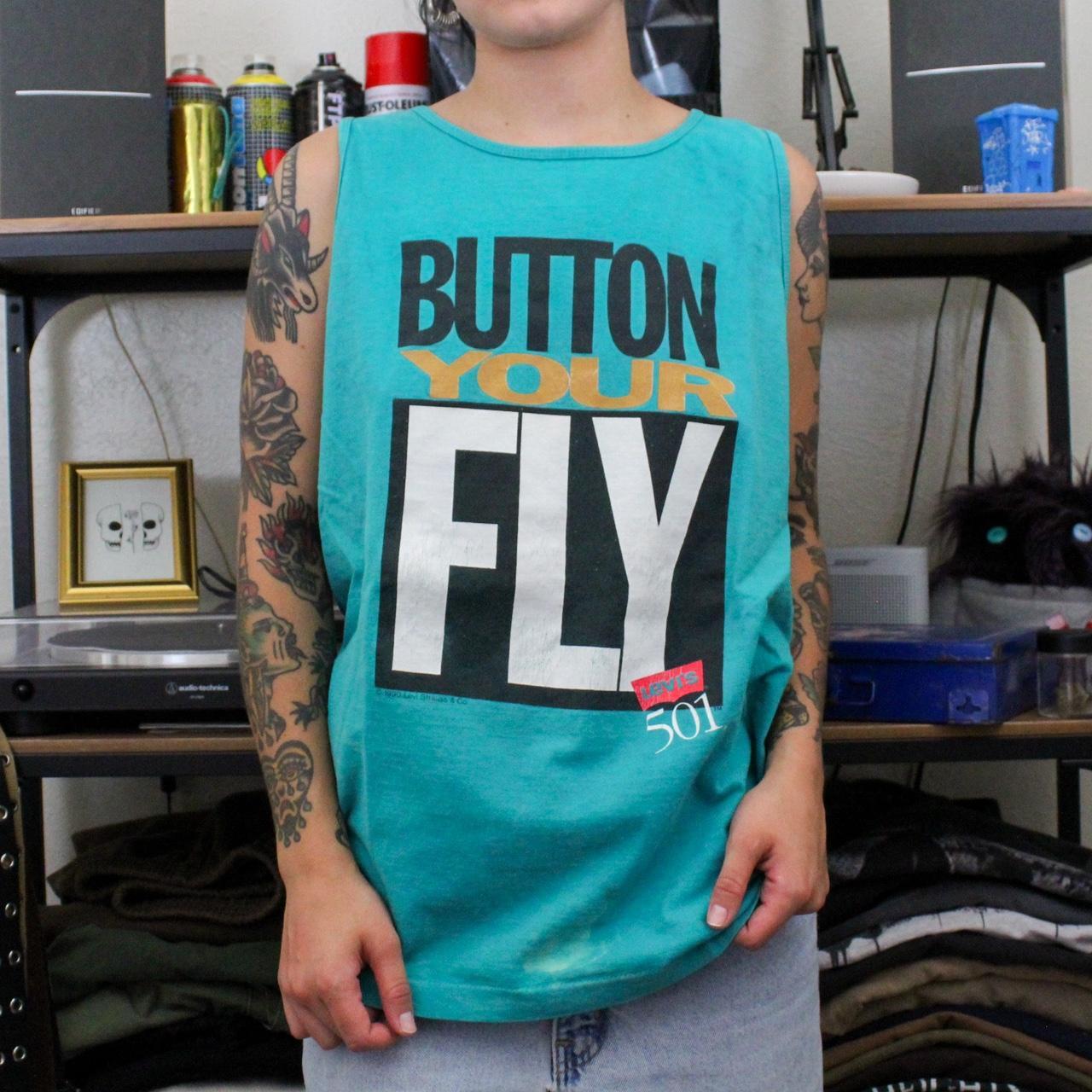 Levi’s Button Your Fly Tank Top Vintage from the... - Depop