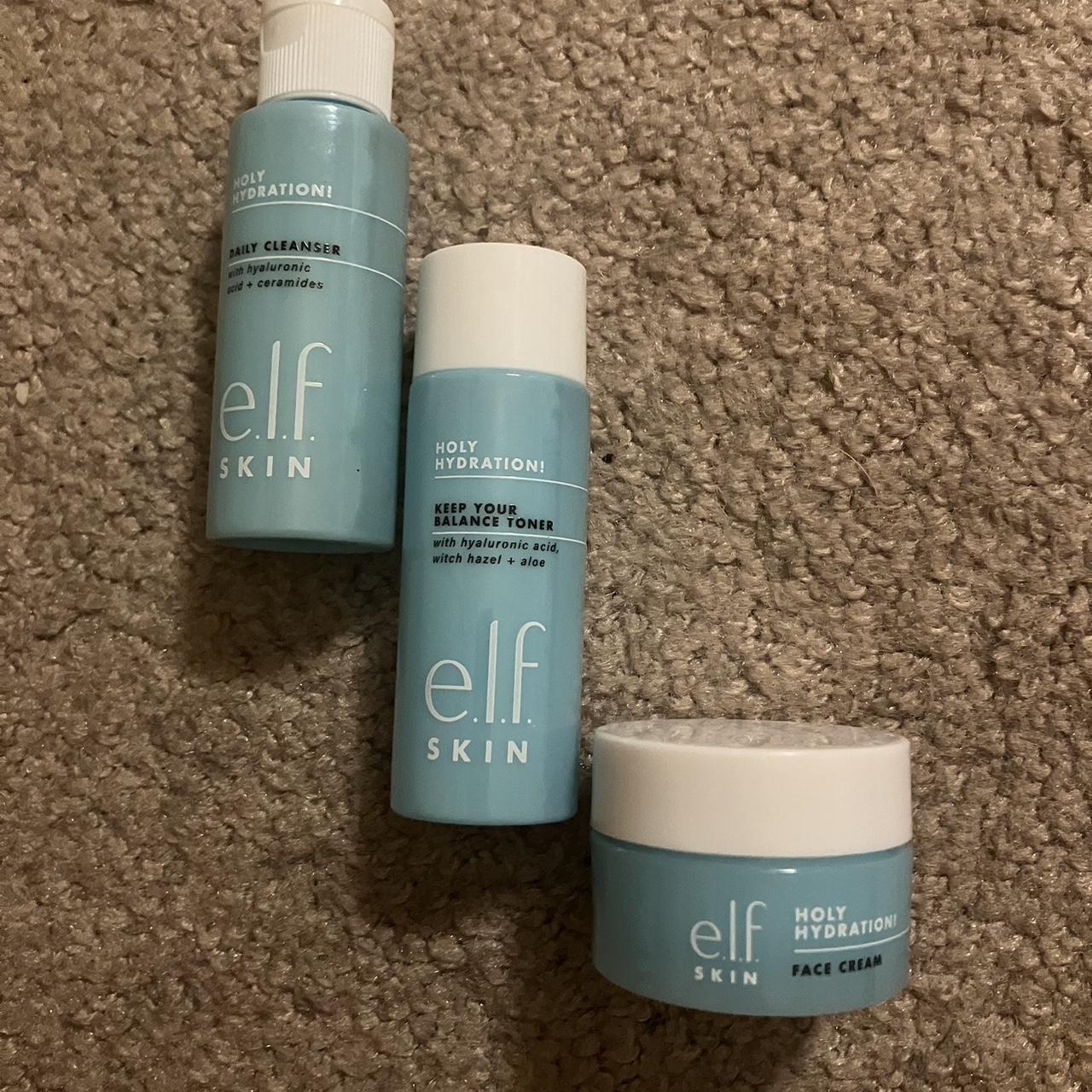 e.l.f. Blue and White Skincare | Depop