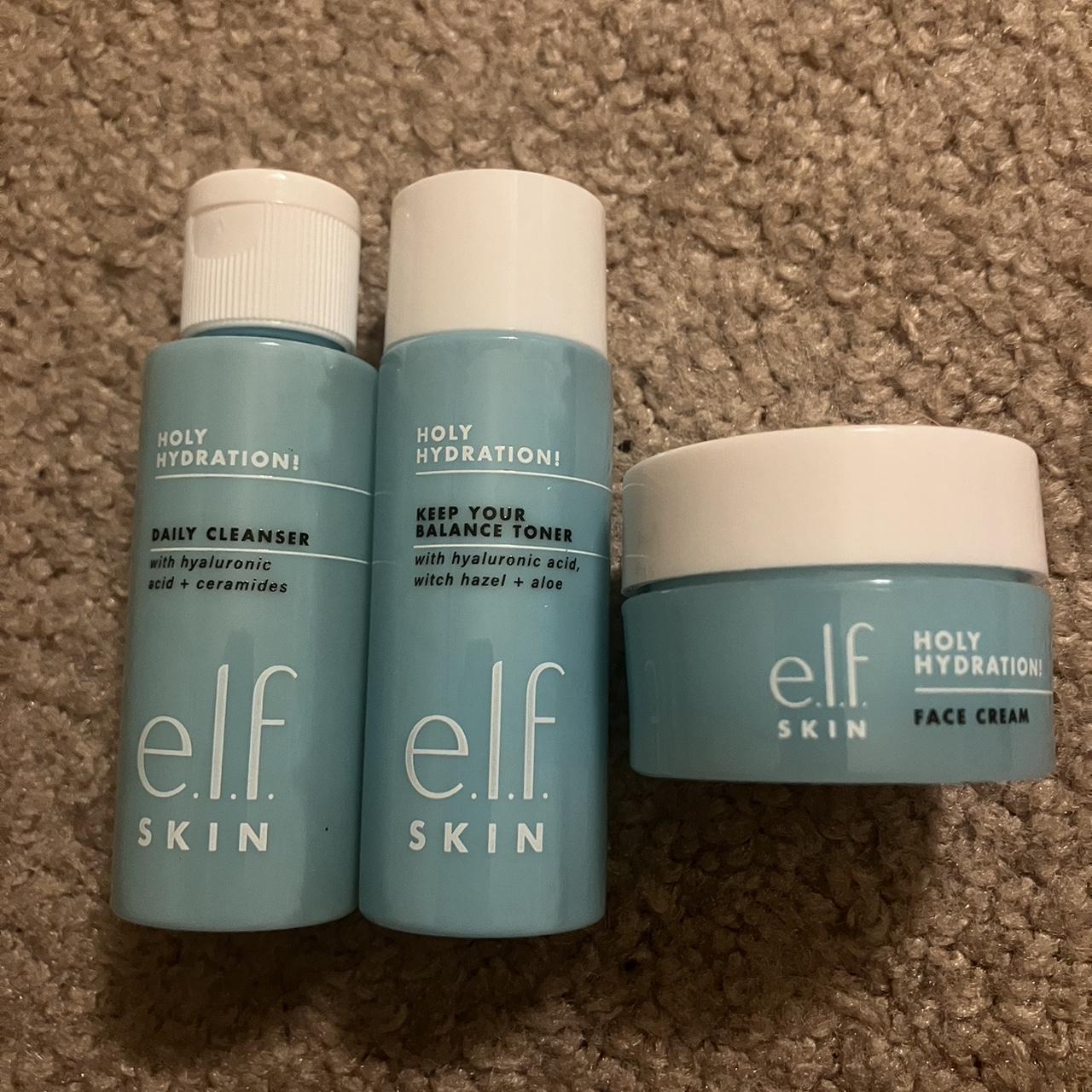 e.l.f. Blue and White Skincare | Depop