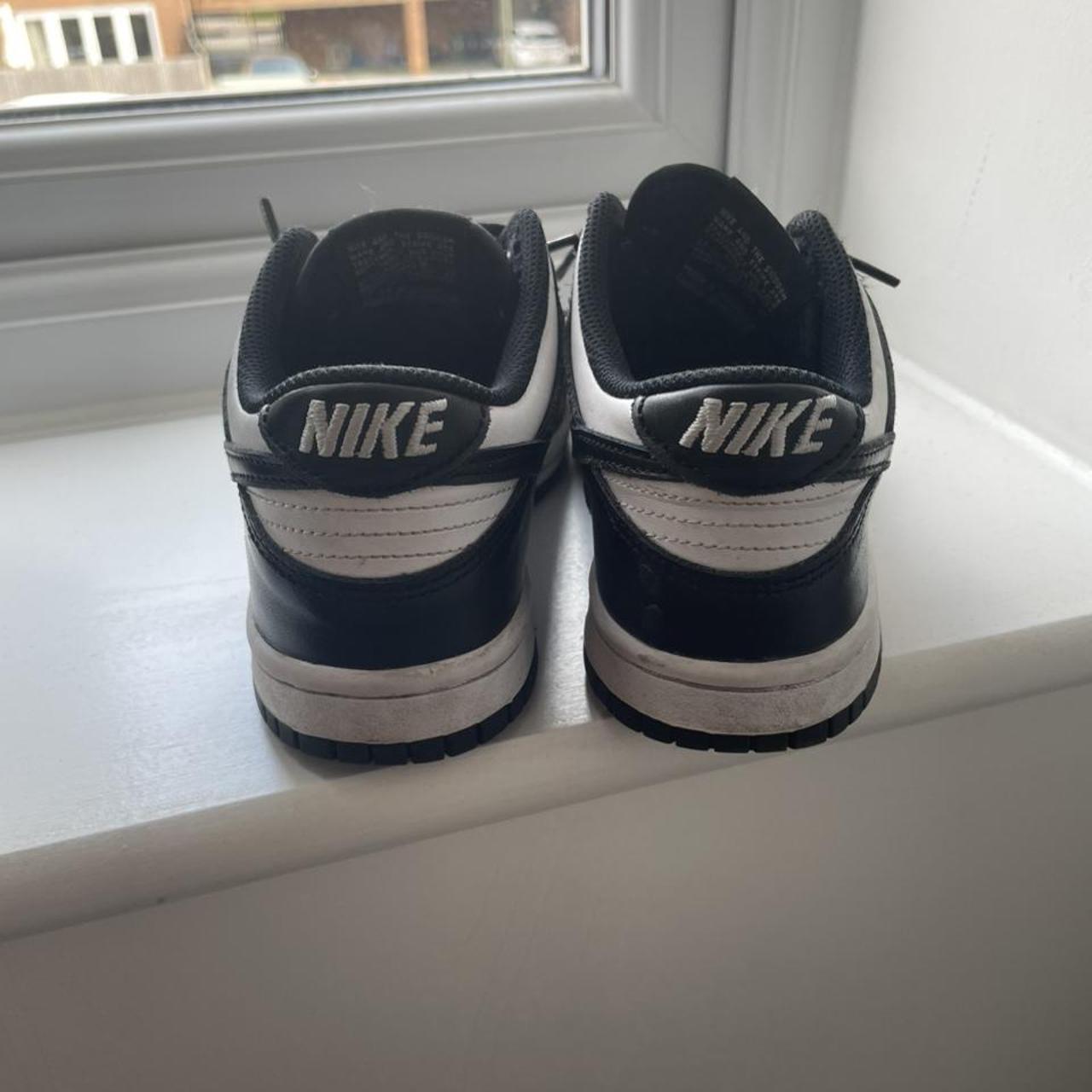 Black panda dunks size 3 - Depop