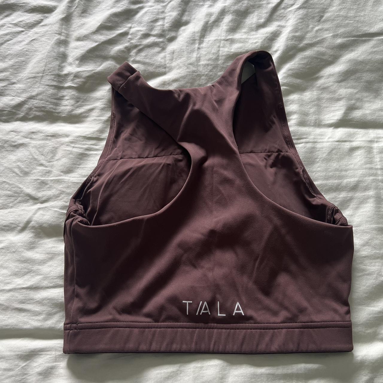 We Are Tala brown skinluxe sports bra. size small... - Depop