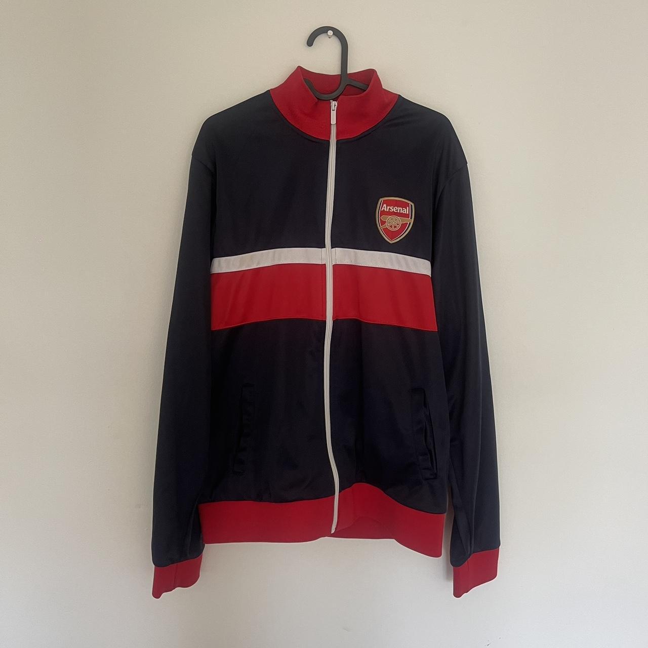 Super cool vintage Arsenal track jacket Size Large... - Depop
