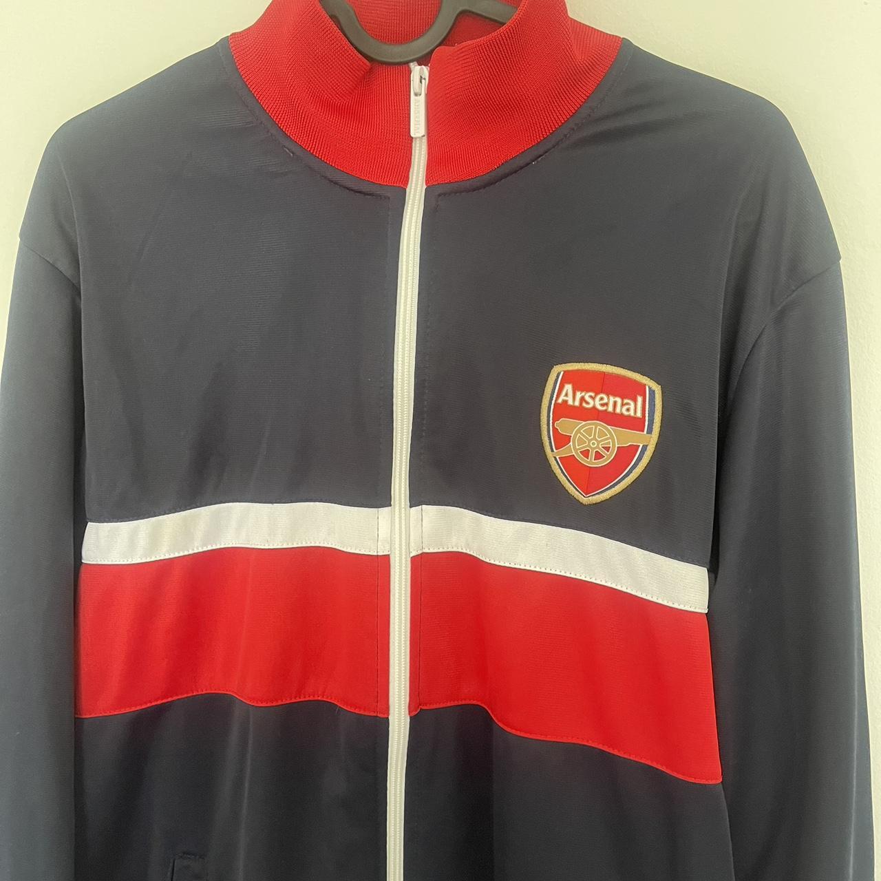 Super cool vintage Arsenal track jacket Size Large... - Depop