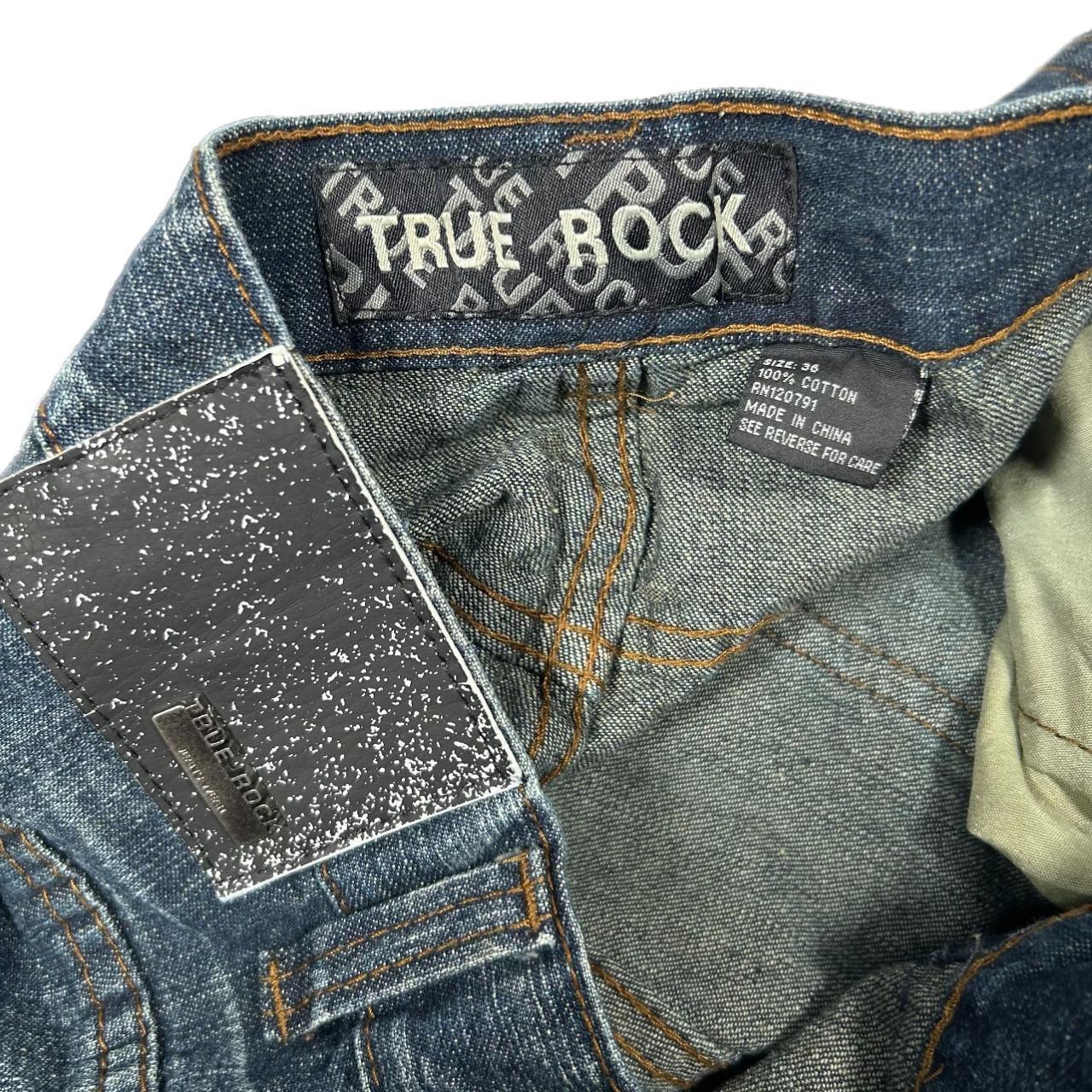 Vintage True Rock baggy denim shorts • Size 36 •... - Depop