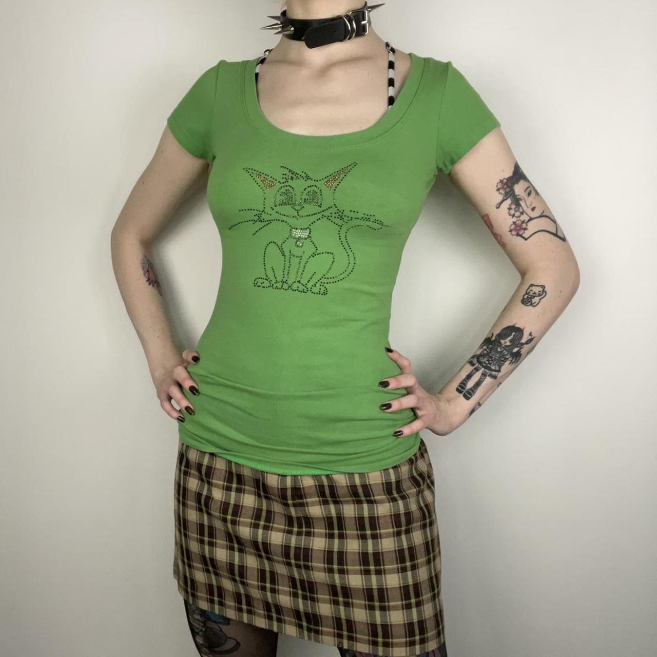 Women's Green T-shirt | Depop