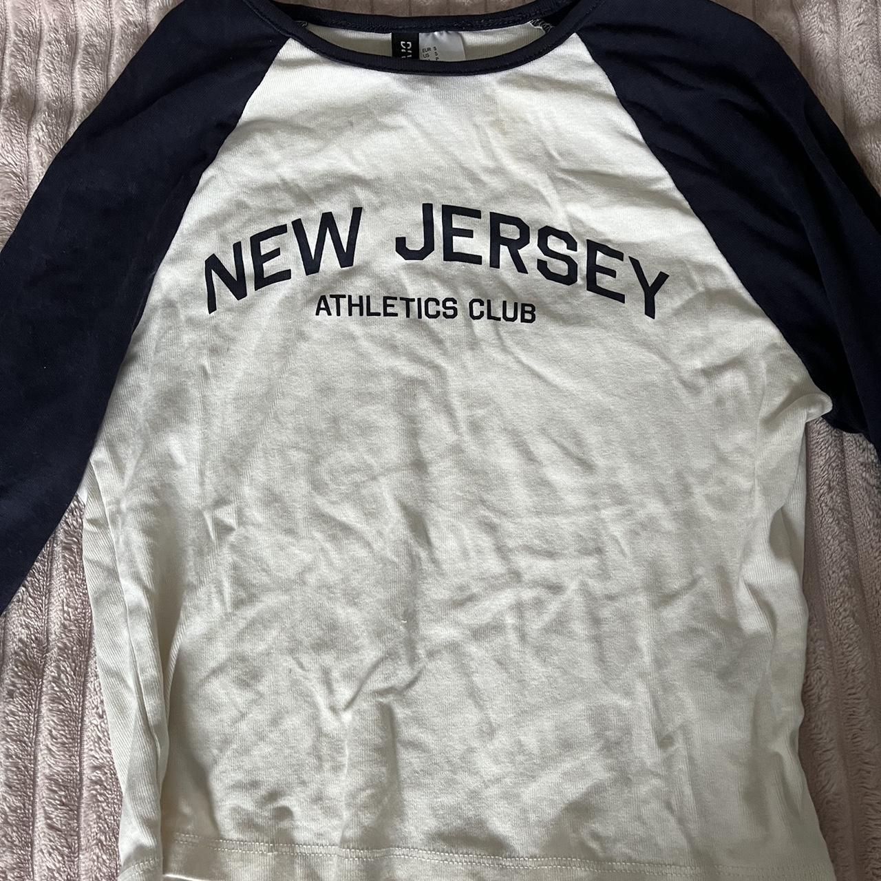 Long sleeve Cropped Baseball Top From h&m - Depop