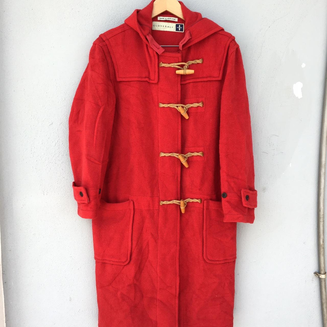 womens vintage gloverall wool duffle jacket size... - Depop