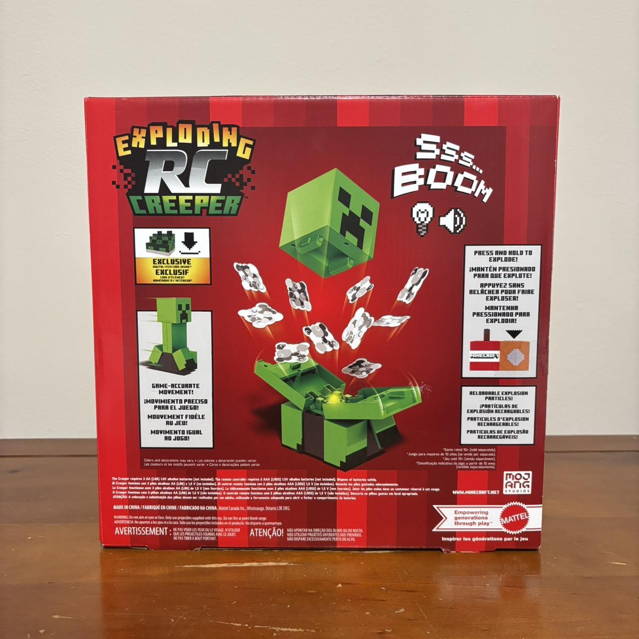 Minecraft Exploding RC Creeper BRAND NEW - green... - Depop