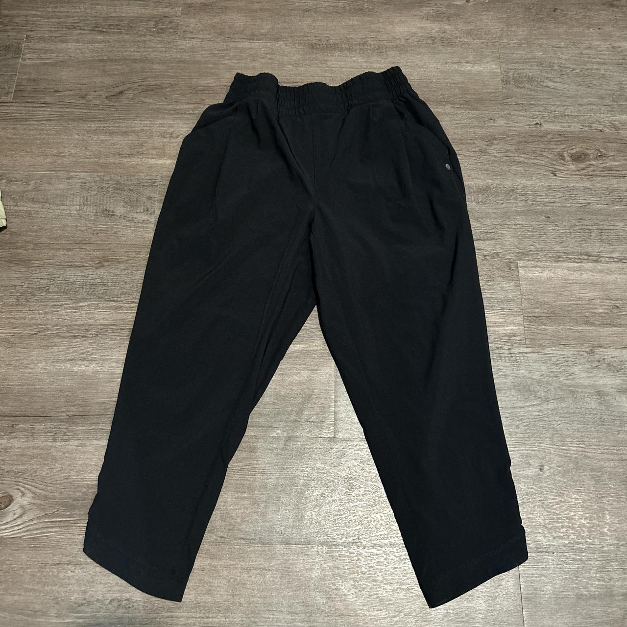 apana workout pants labeled size medium worn a... - Depop