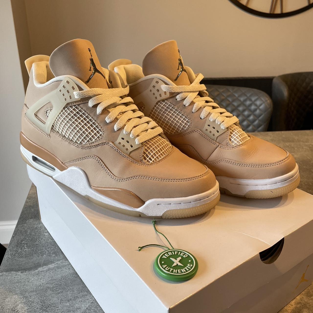 Jordan 4 retro shimmer, comes with original box and... - Depop