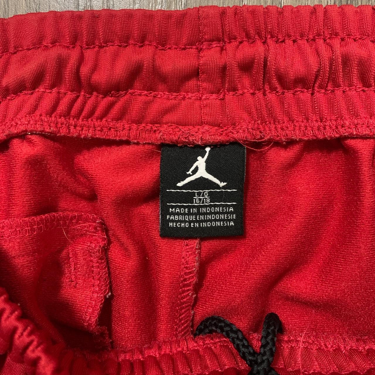 red jordan track pants item details: - boys... - Depop