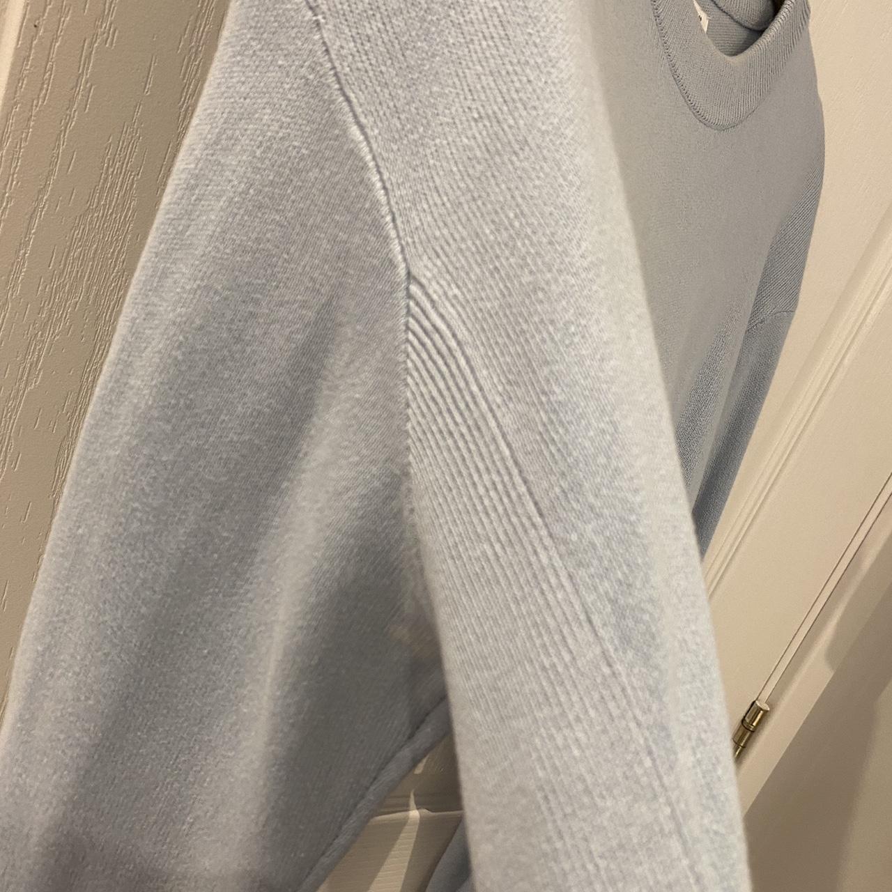 Zara men’s jumper-light blue. Perfect condition! - Depop