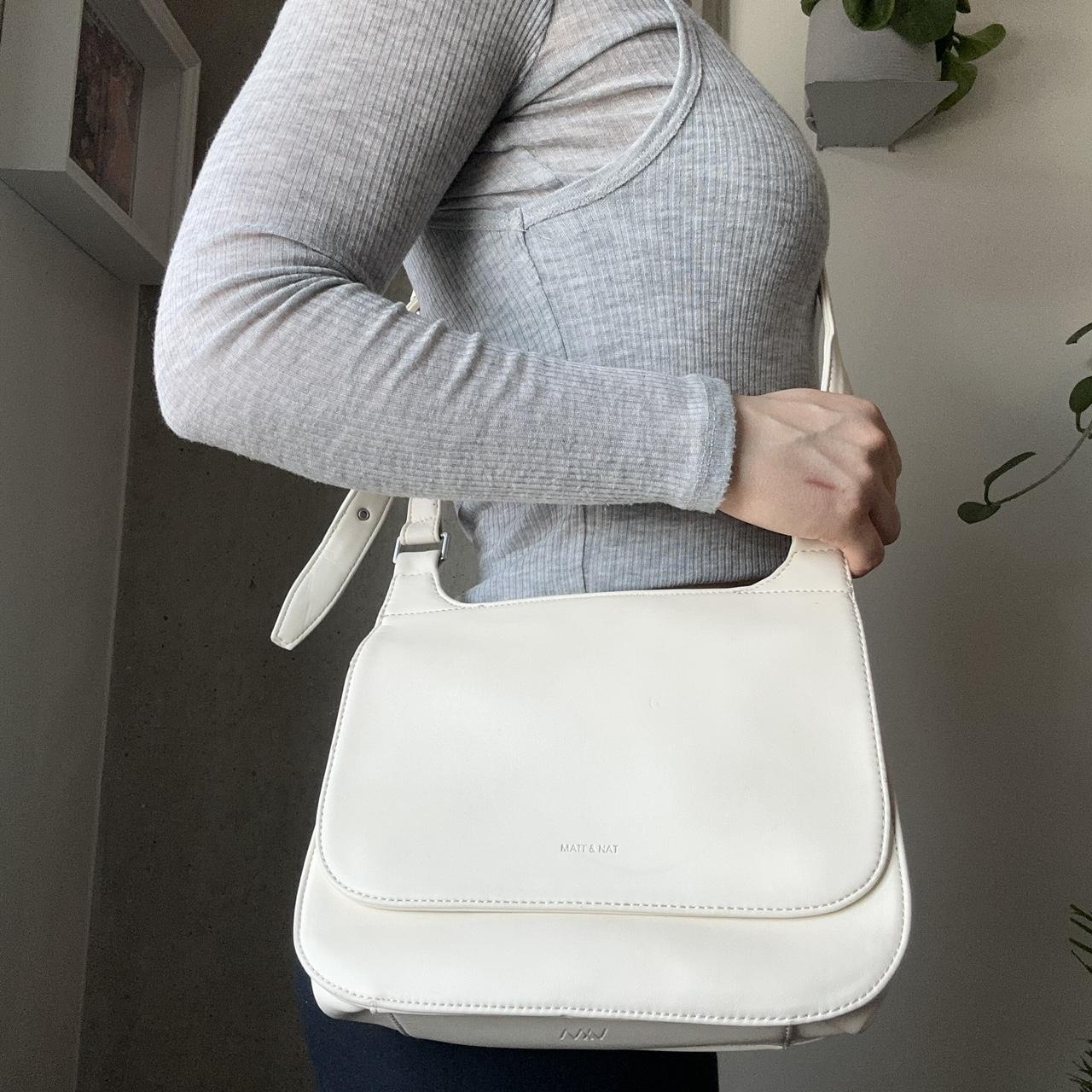 White and Cream Bag | Depop