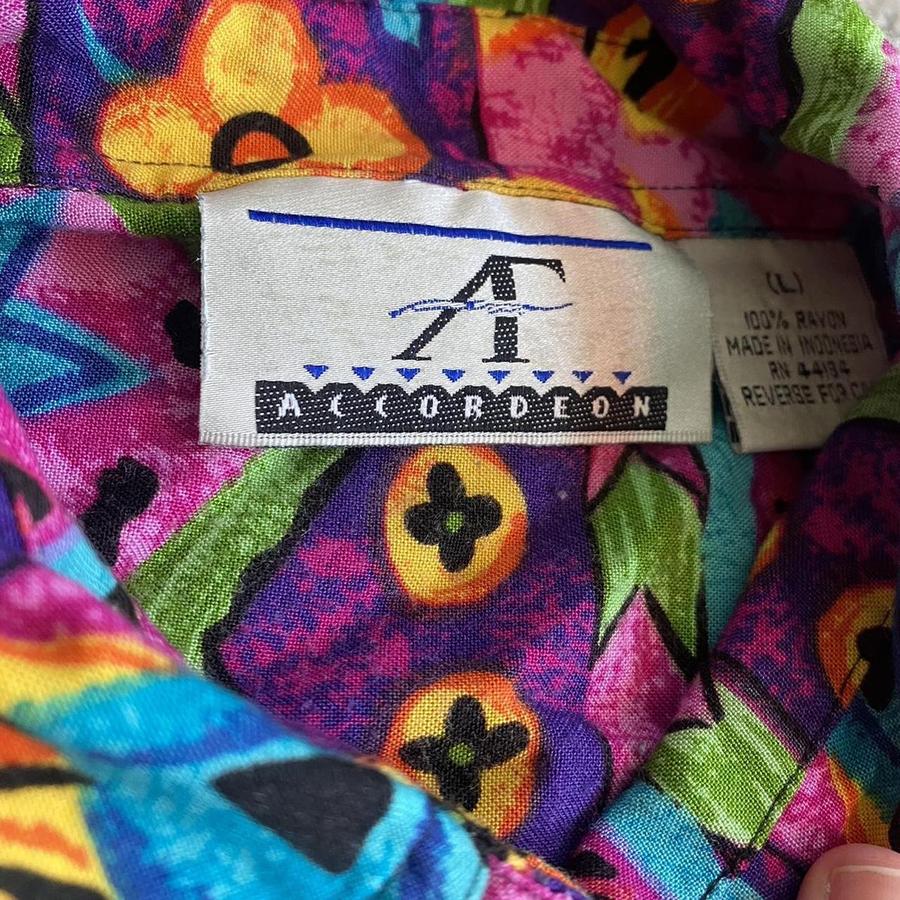 🎨 funky vintage 80s pattern top! 🎨 this top is... - Depop