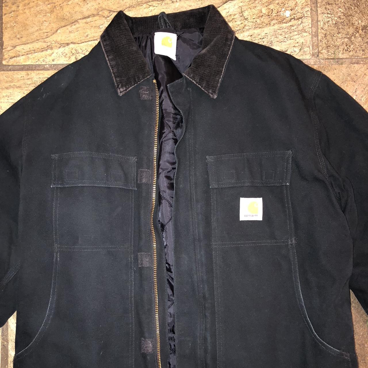 Black Carhartt Jacket Excellent condition Pit to... - Depop