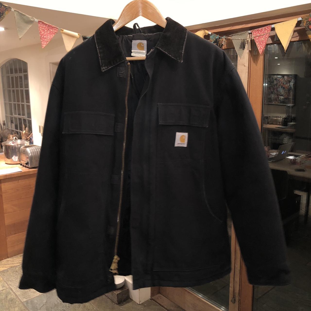 Black Carhartt Jacket Excellent condition Pit to... - Depop
