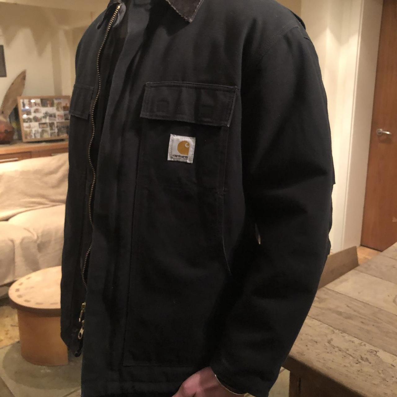 Black Carhartt Jacket Excellent condition Pit to... - Depop