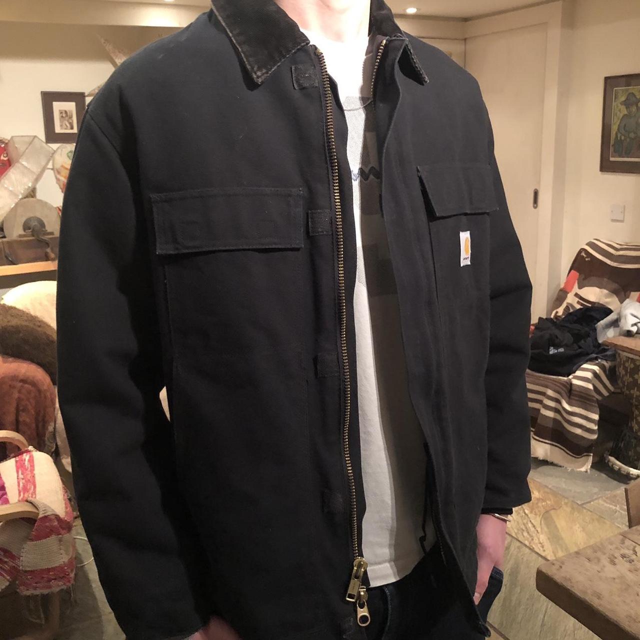 Black Carhartt Jacket Excellent condition Pit to... - Depop