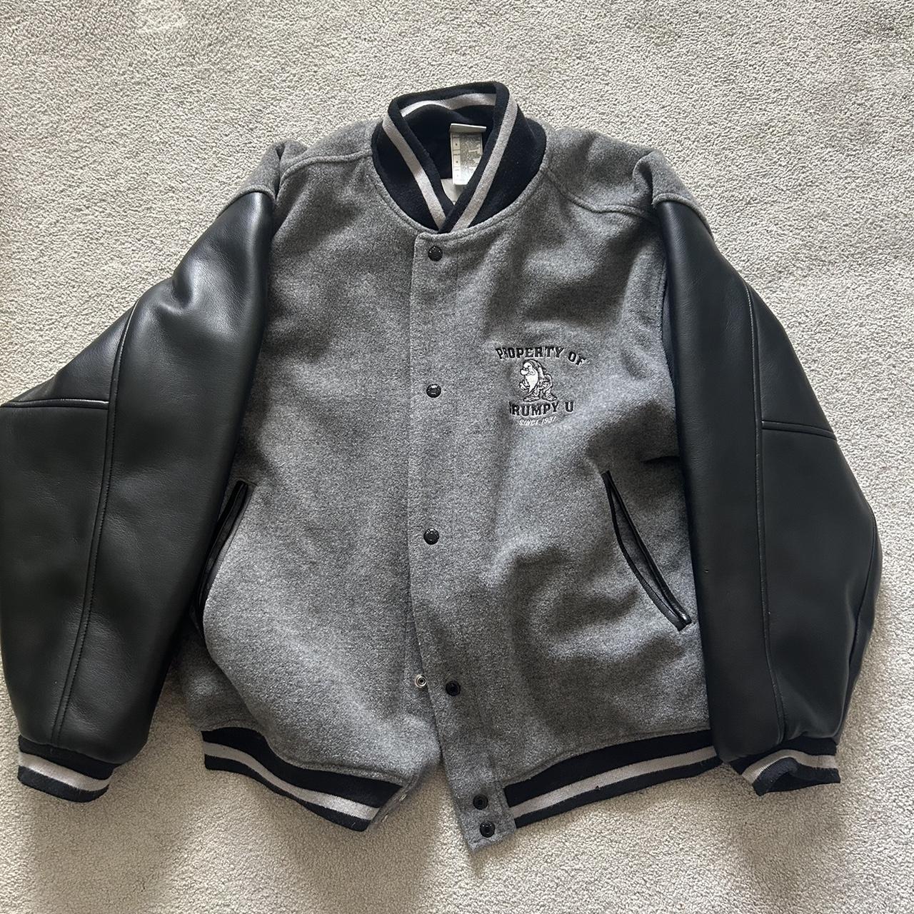 Large Disney Grumpy 90s Varsity Jacket. Amazing... - Depop