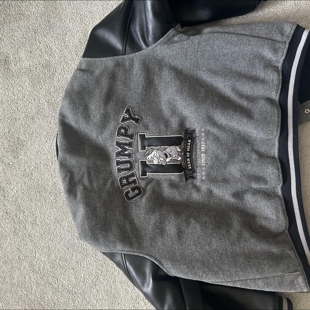 Large Disney Grumpy 90s Varsity Jacket. Amazing... - Depop