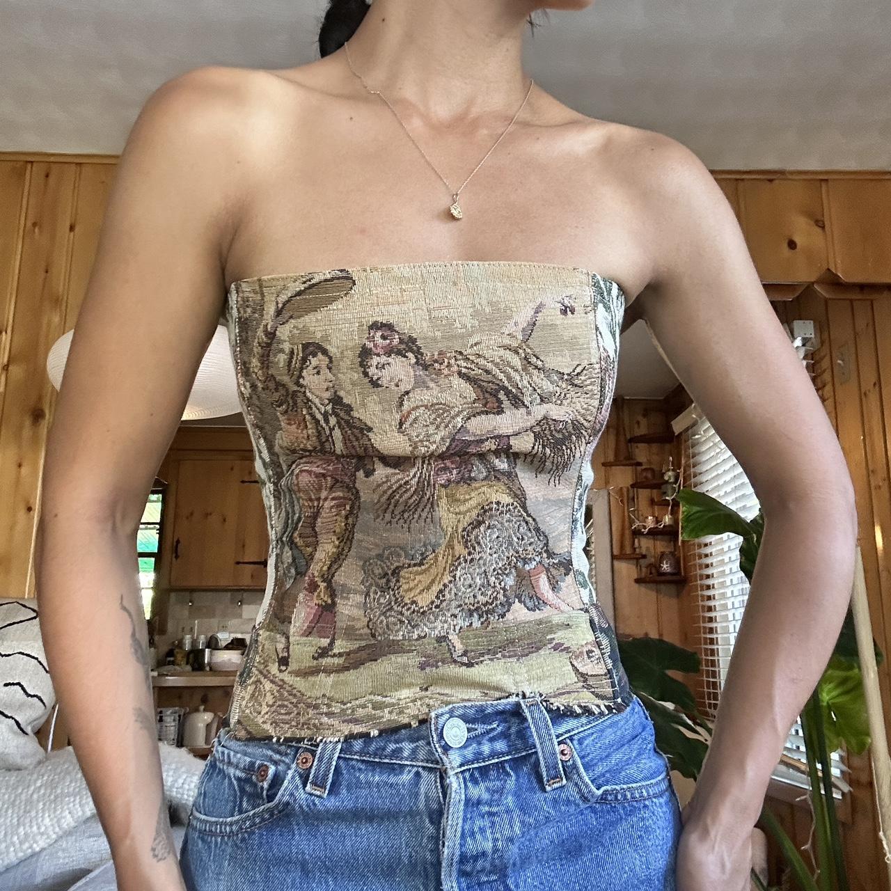 Kristin Mallison gorgeous corset size small - Depop