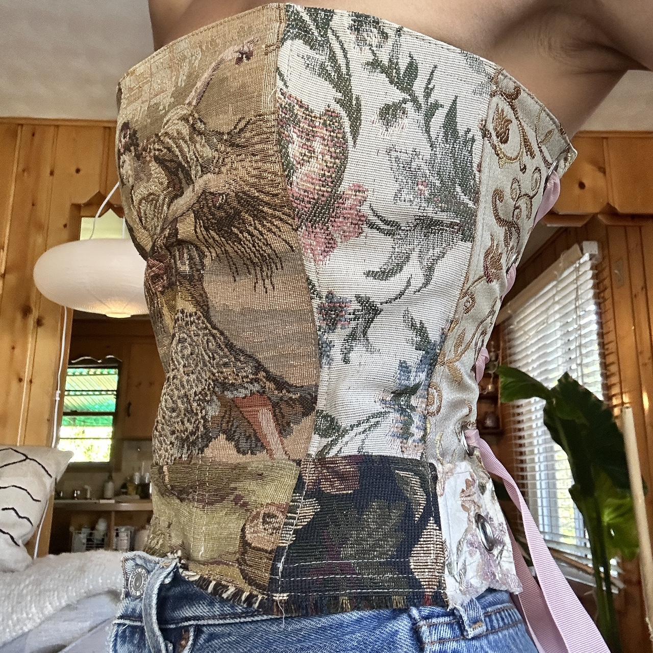 Kristin Mallison gorgeous corset size small - Depop