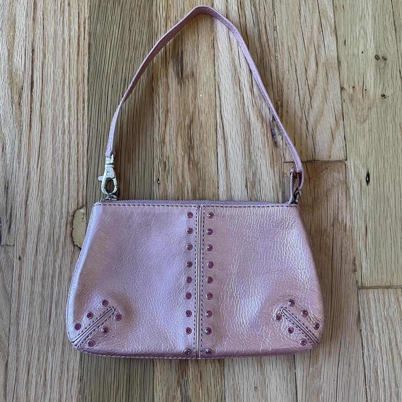 Michael Kors vintage Y2k mini pink hand bag in a... - Depop
