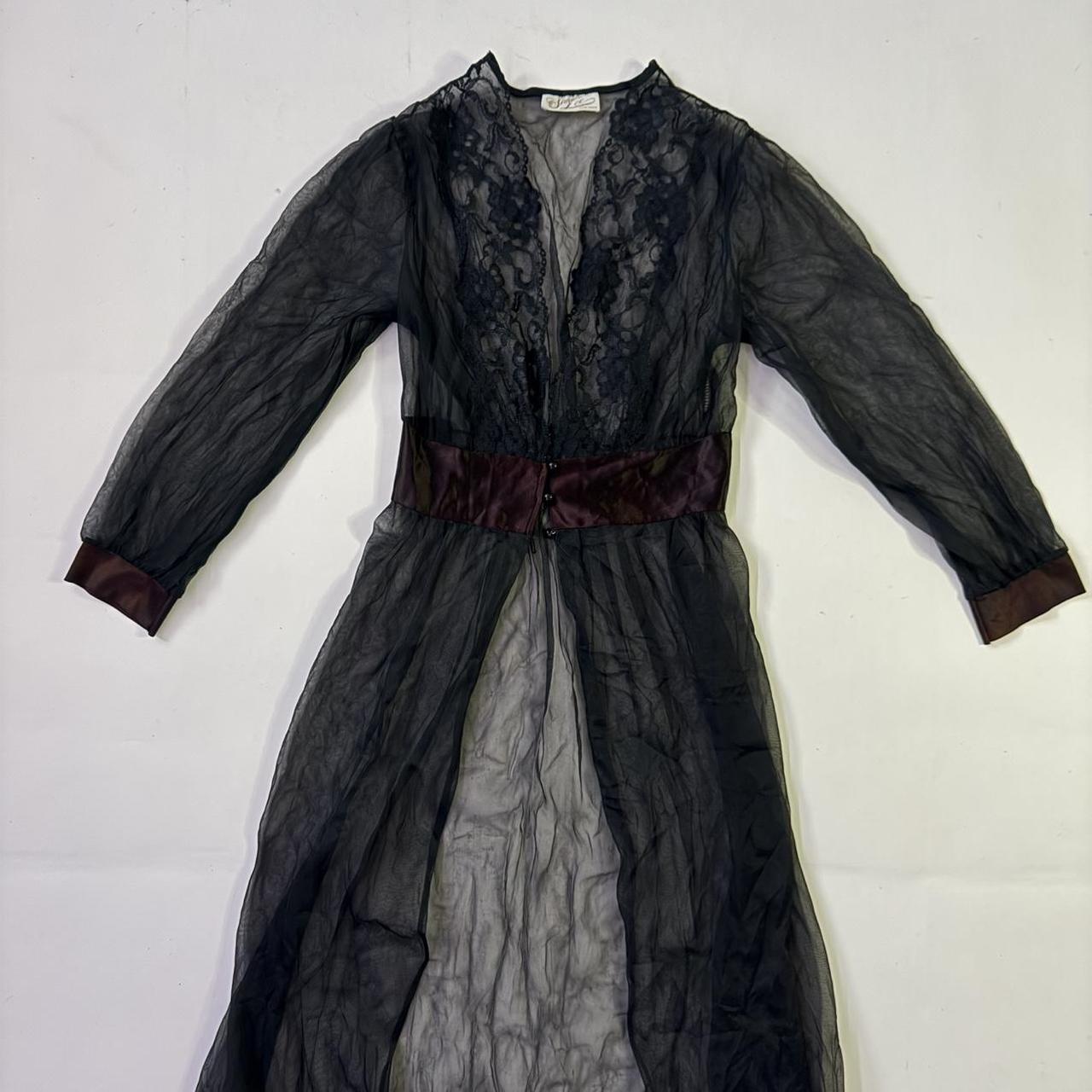 Vintage 80s lingerie pull over dress - completely... | Depop