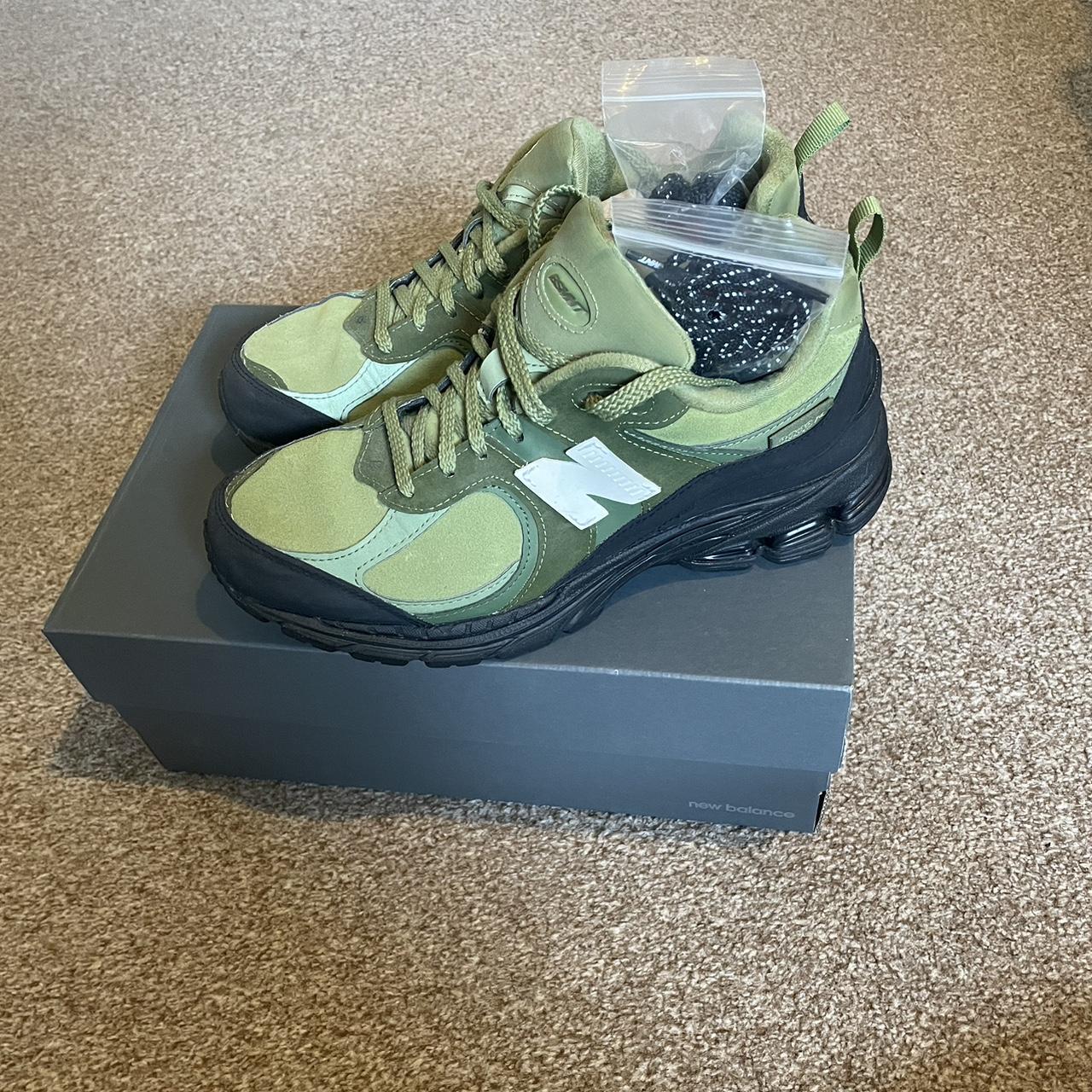 The Basement New Balance 2002r Green Moss No flaws,... - Depop