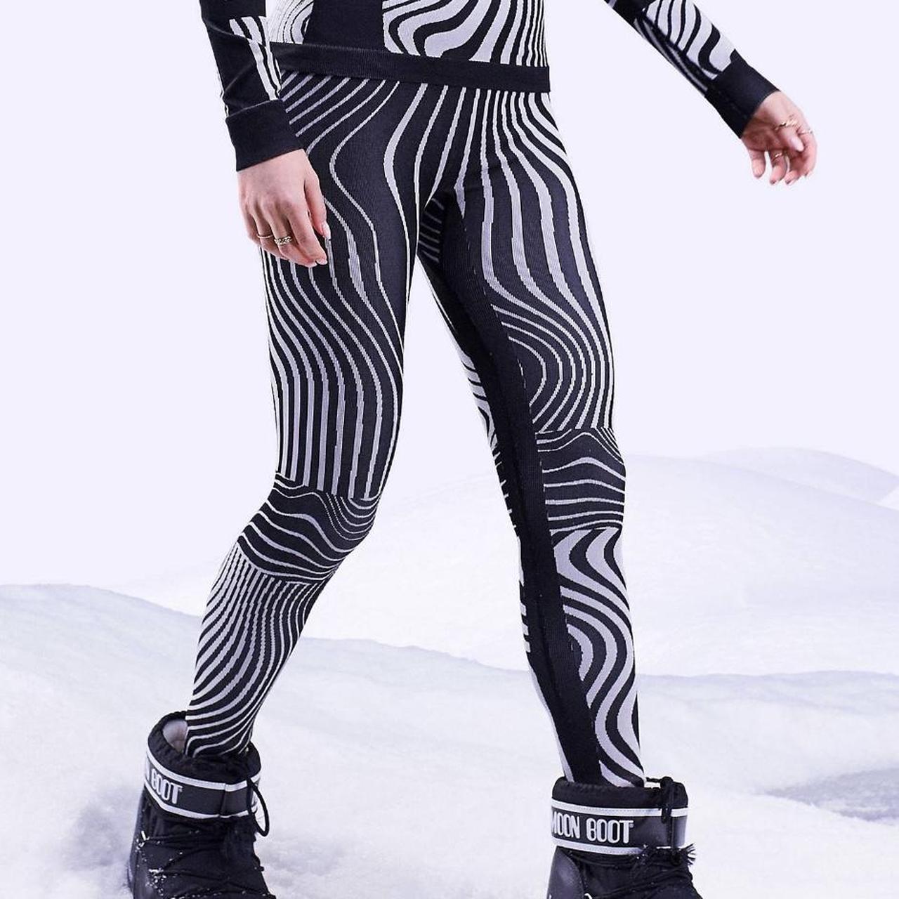 ASOS 4505 base layer legging in mono swirl - size... - Depop