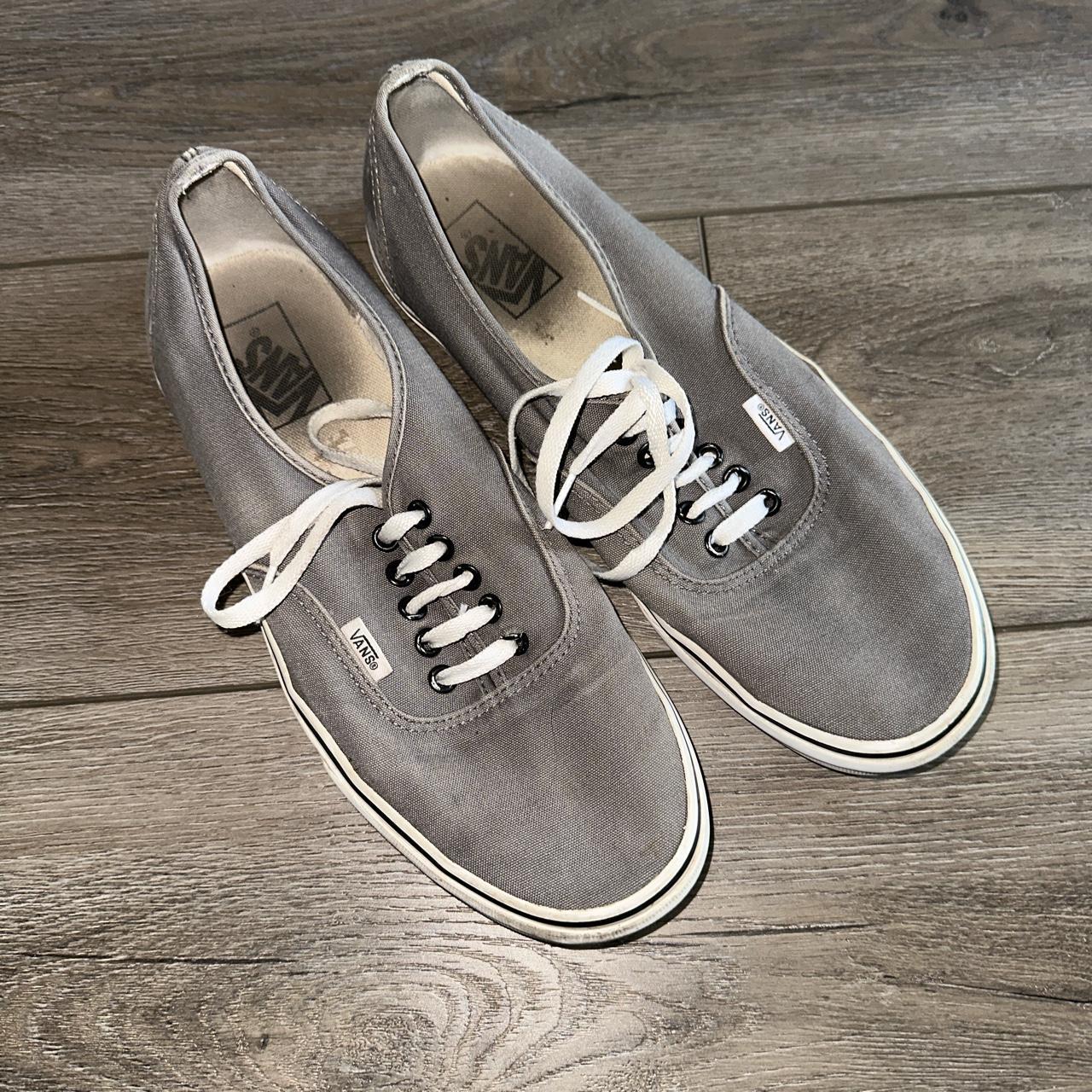 Vans Men's Grey Trainers | Depop