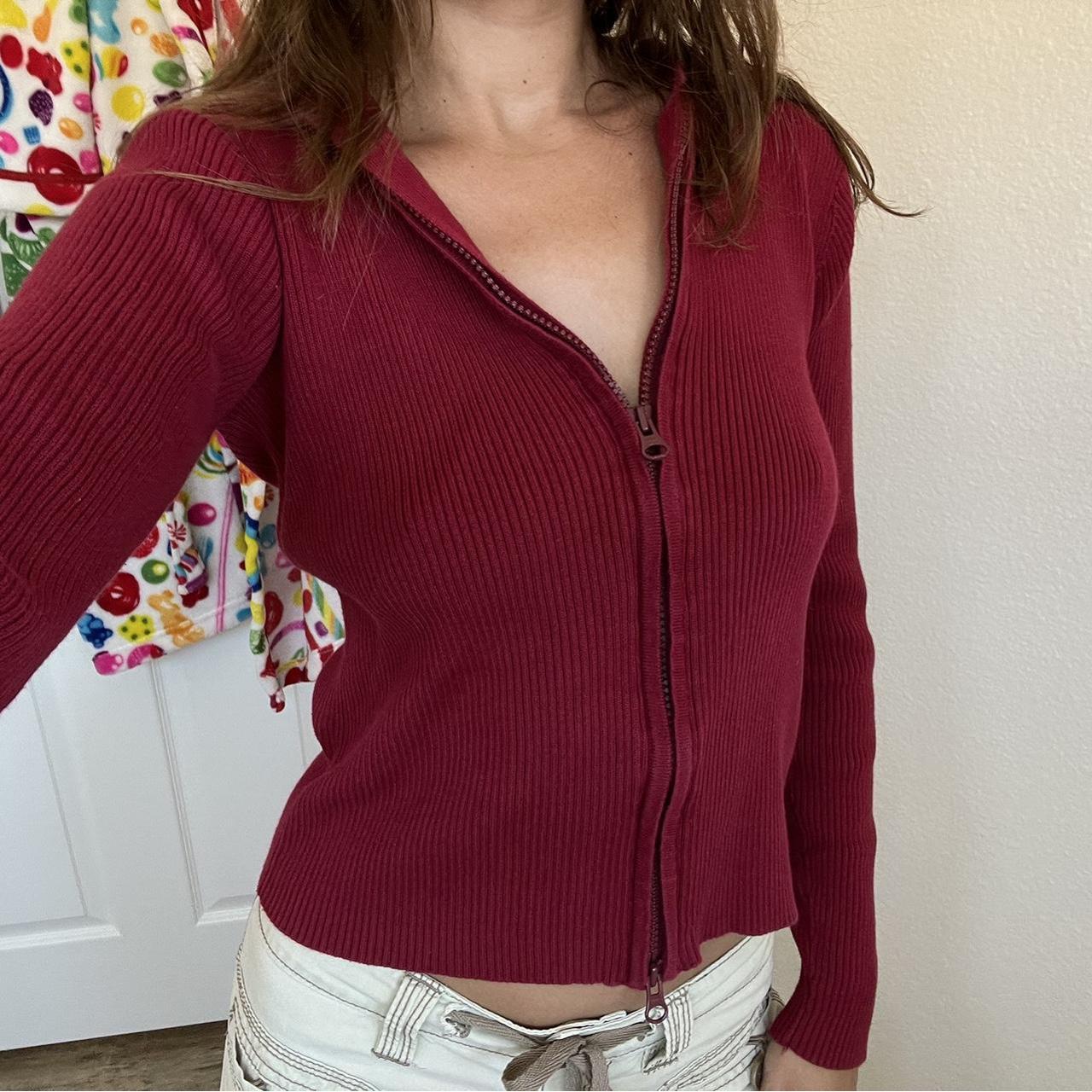 Y2K Gap double zip sweater ️ perfect for end of... - Depop