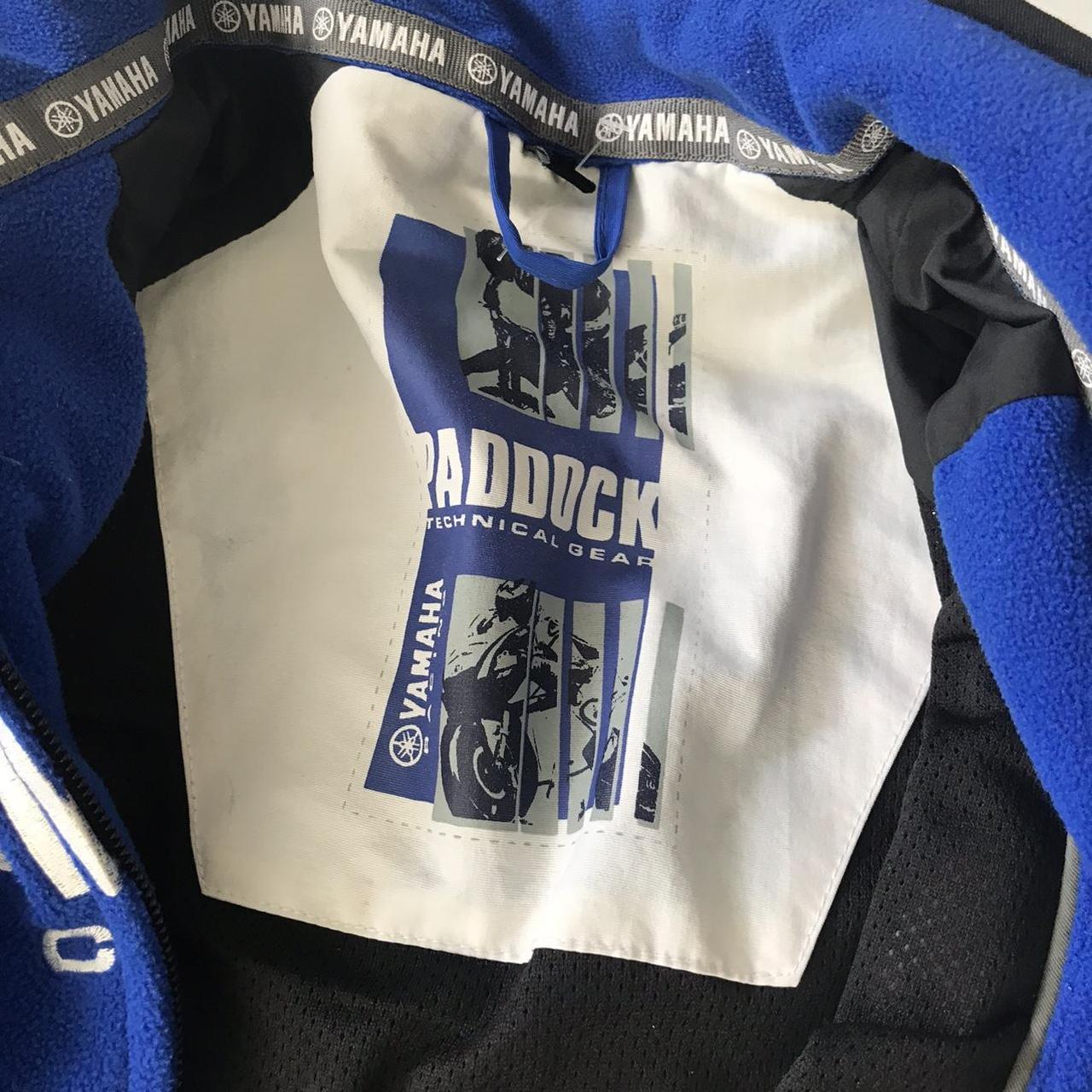 NASCAR racing Yamaha fleece jacket Biker... - Depop