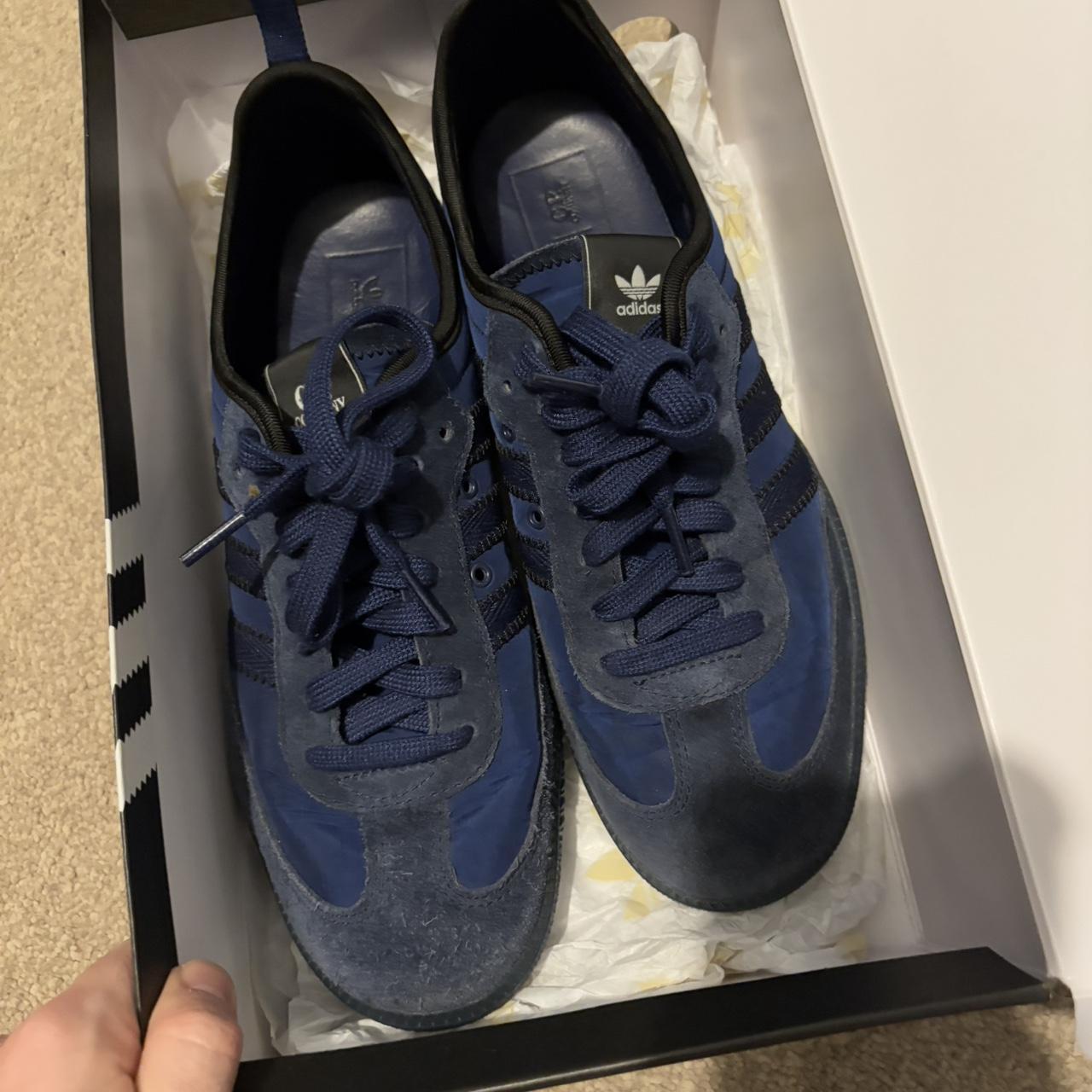 Adidas X Cp company sambas blue Very rare Size 8 | Depop