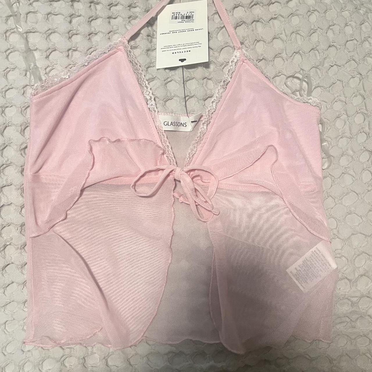 Glassons Women's Pink Vest | Depop