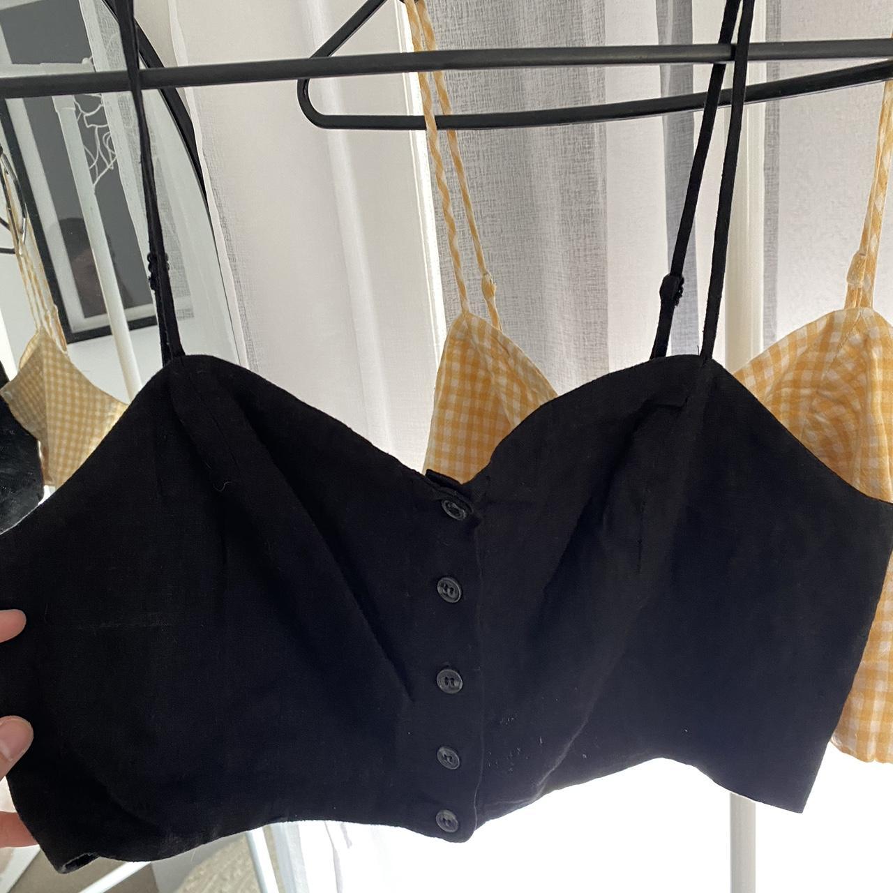 glassons crop tops super cute for summer buttons up... - Depop