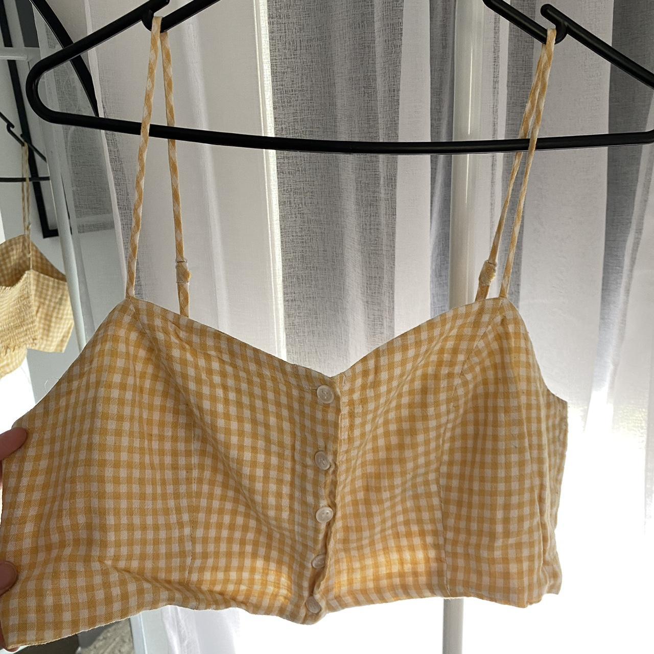 glassons crop tops super cute for summer buttons up... - Depop