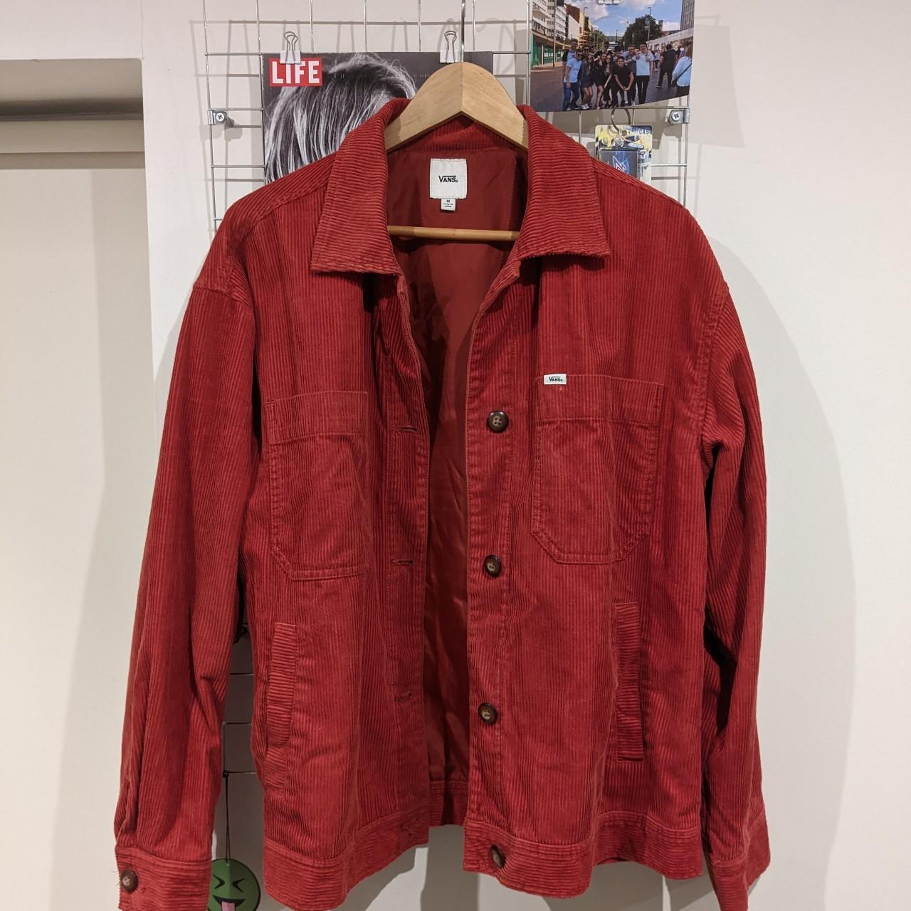 Vans Men's Red Jacket | Depop