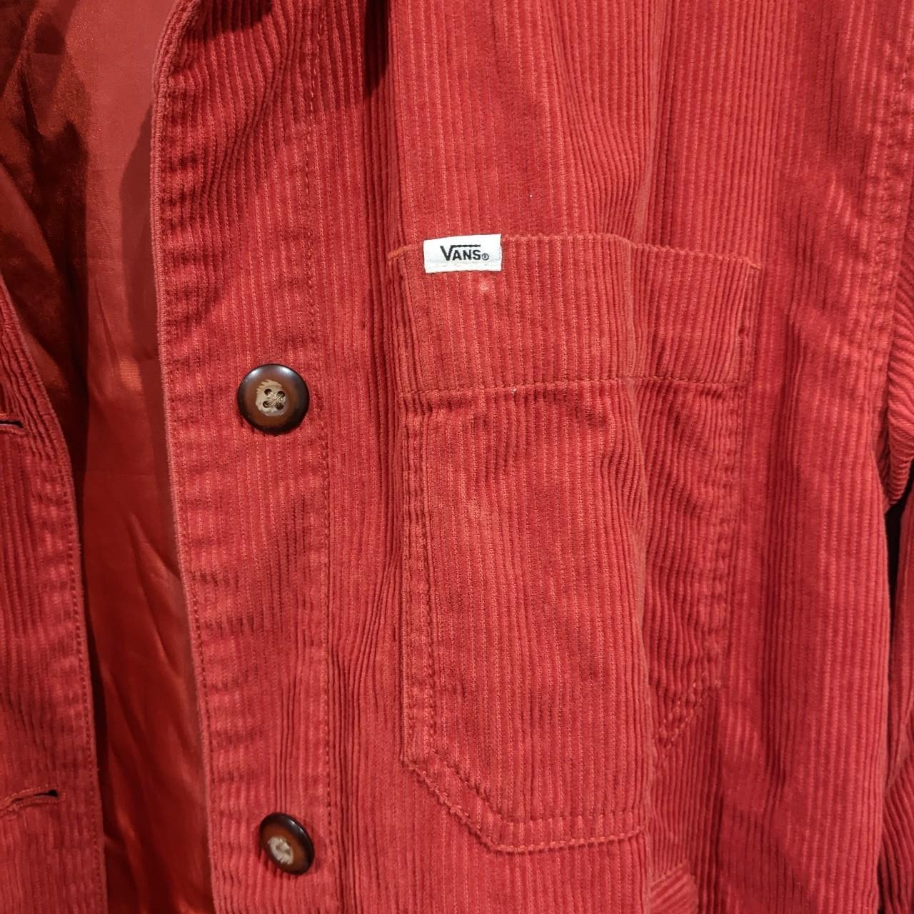 Vans Men's Red Jacket | Depop